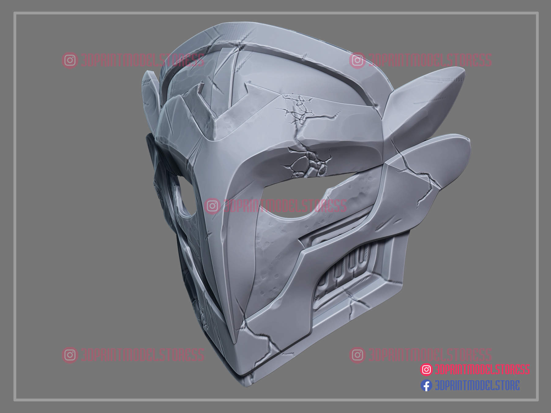 3D file Arcane Firelight Leader Mask - LoL League of Legends 🎃・Model to ...