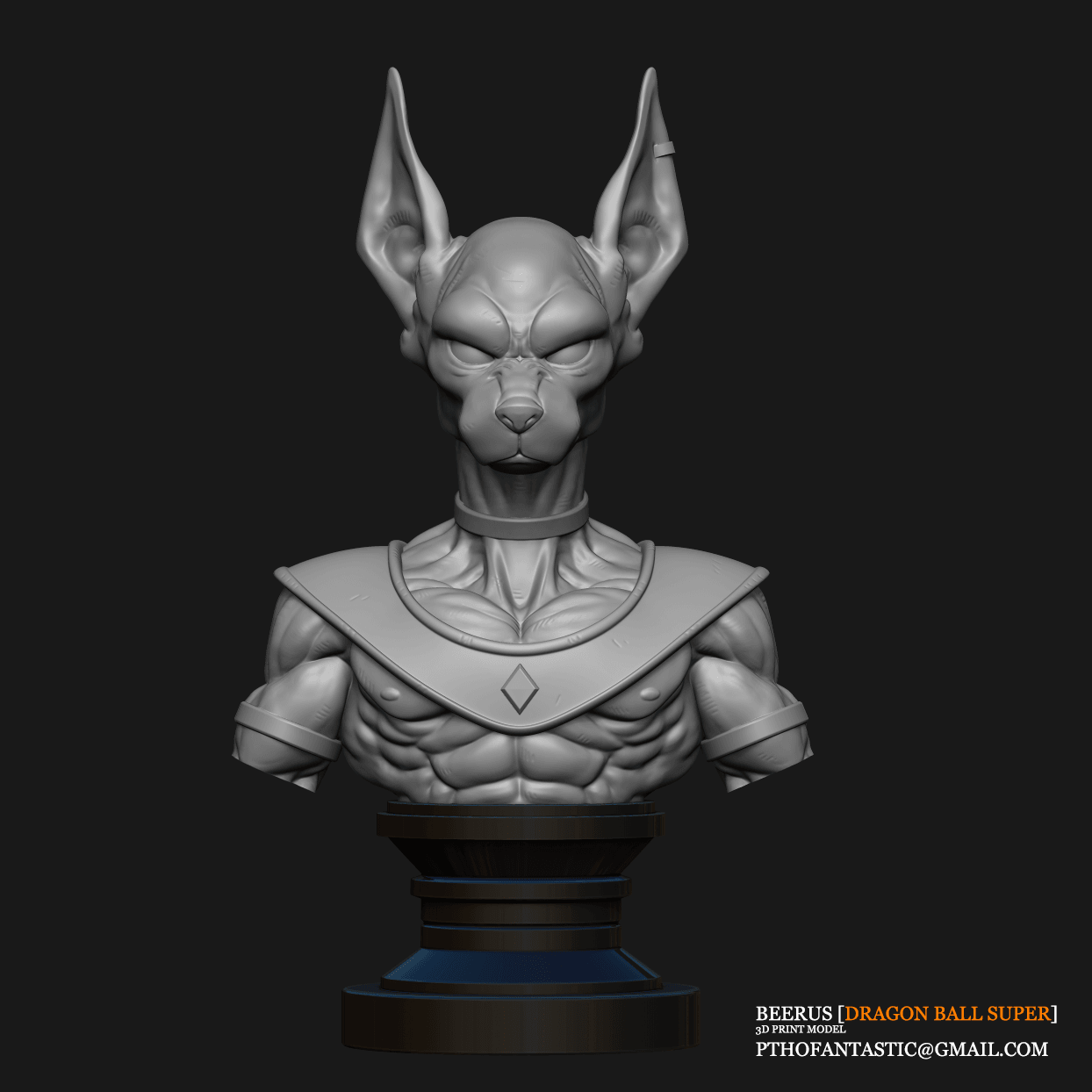 STL file Beerus STL - Dragon Ball Super for Printing - Beerus 3D Print ...