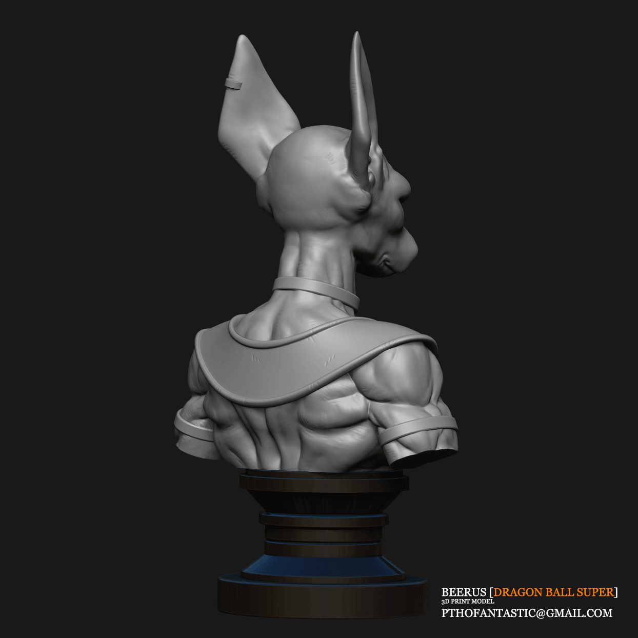 STL file Beerus STL - Dragon Ball Super for Printing - Beerus 3D Print ...