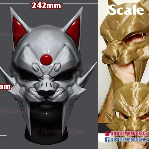 Download STL file Lynx Cosplay Mask - Red Robin Mask - Costume Helmet ...
