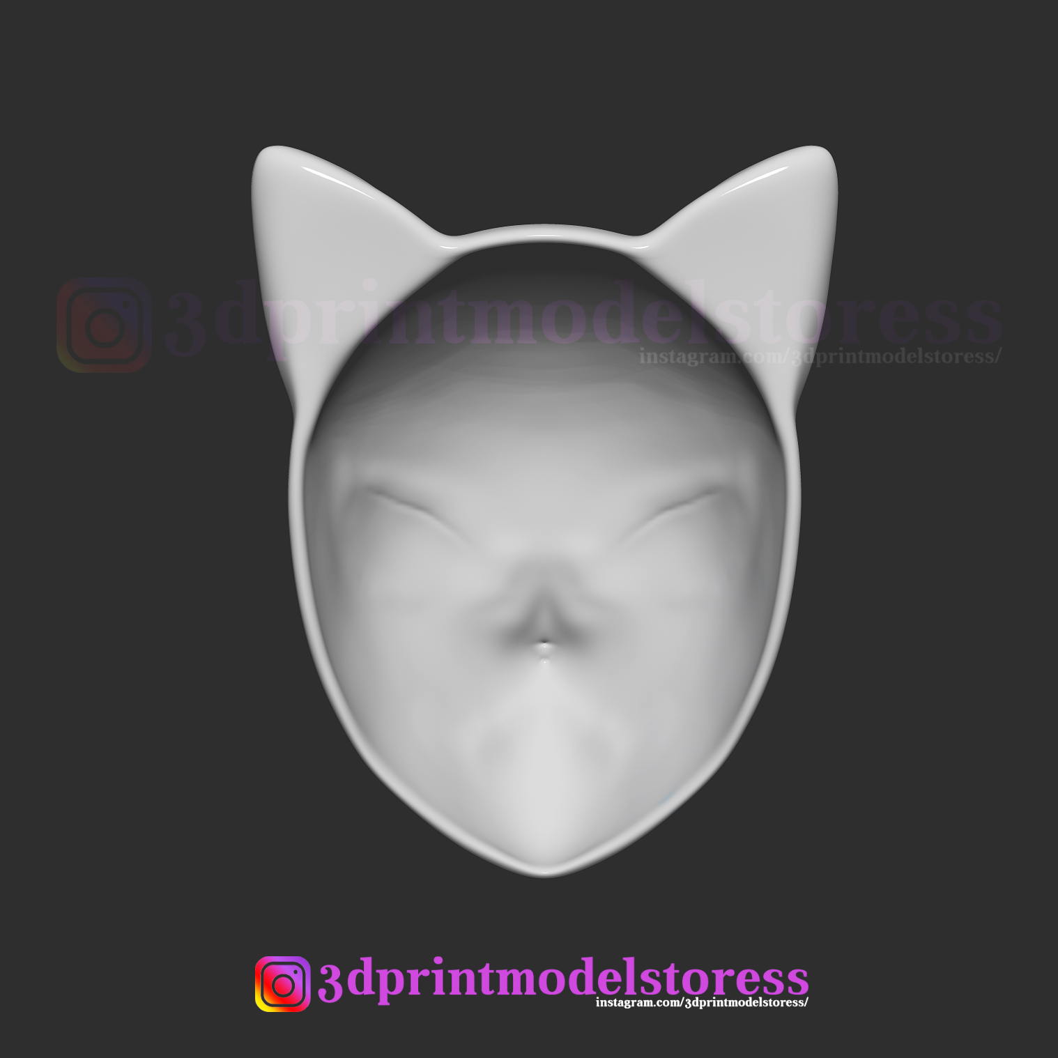 Archivo 3D Máscara de Makomo Kimetsu no Yaiba Casco de Cosplay 🎲・Objeto ...