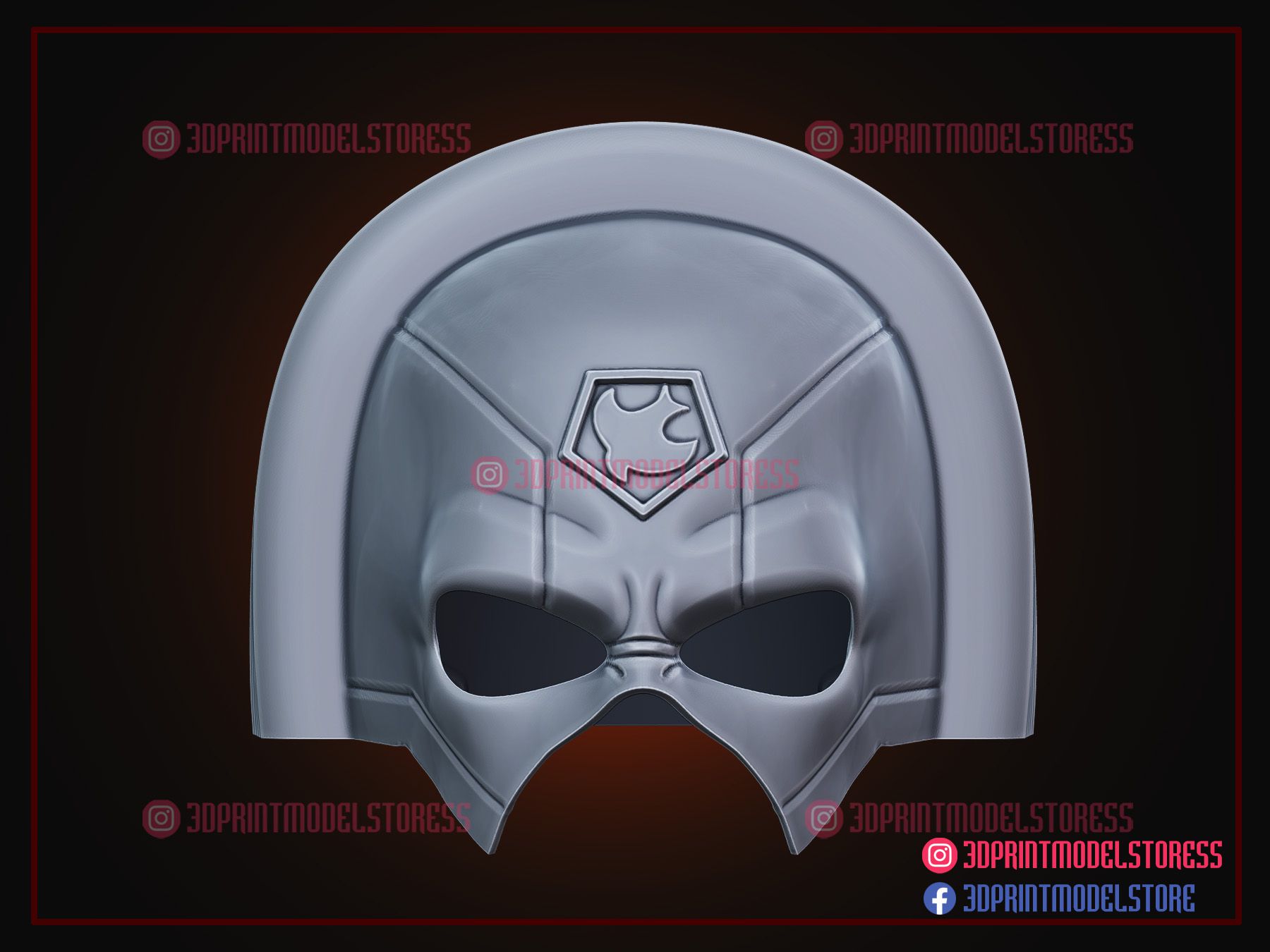 3D file Peacemaker Helmet - John Cena Movie - The Suicide Squad Cosplay ...