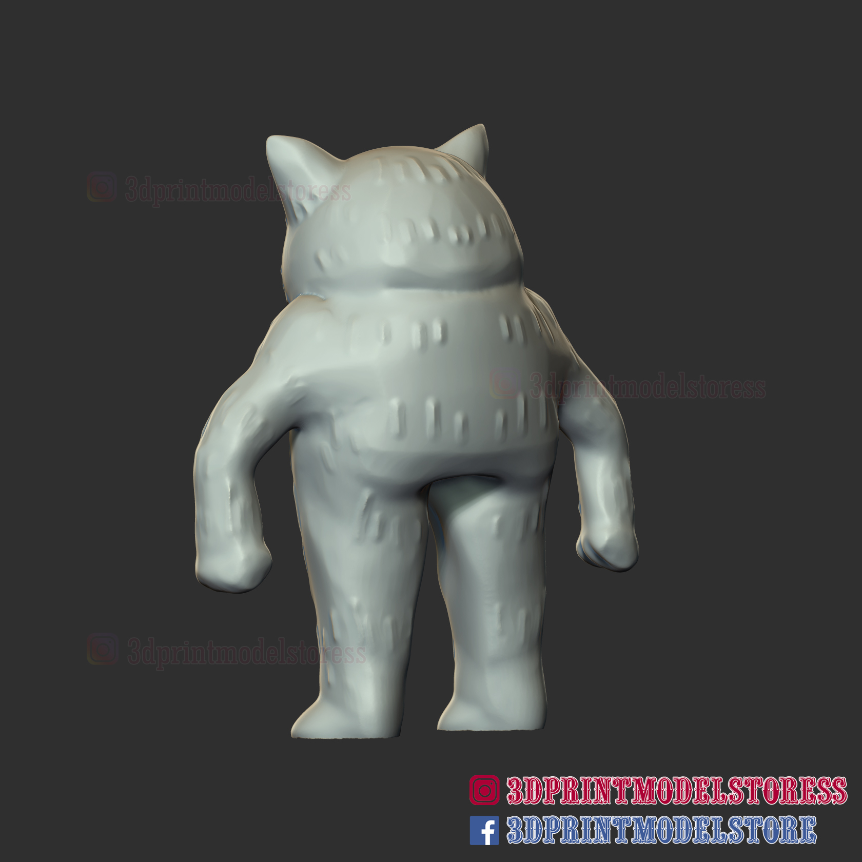 STL file Meme Cat - Cute Cat STL File 3D Printable 🐱・3D printable model ...
