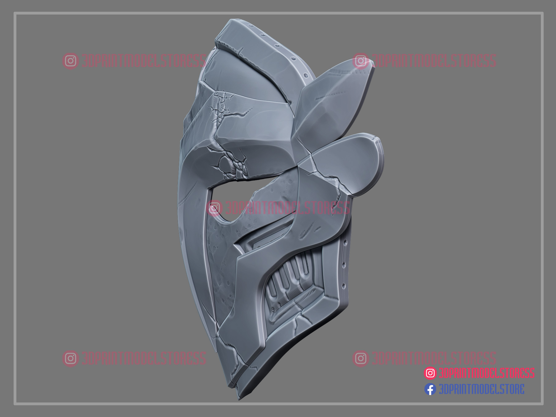3D file Arcane Firelight Leader Mask - LoL League of Legends 🎃・Model to ...