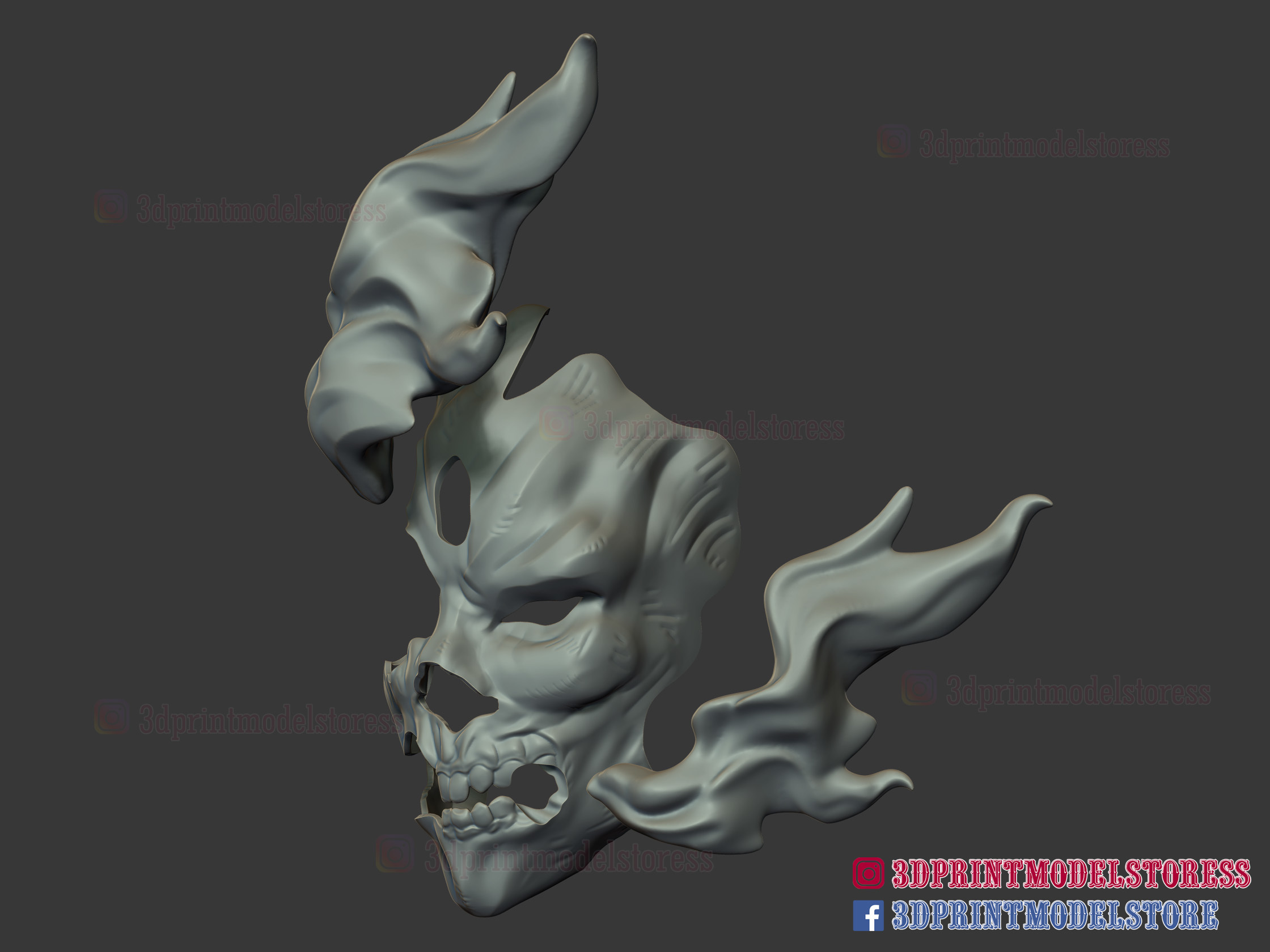 Archivo 3D Máscara de Ghost Rider - Casco Marvel Comic Cosplay ...