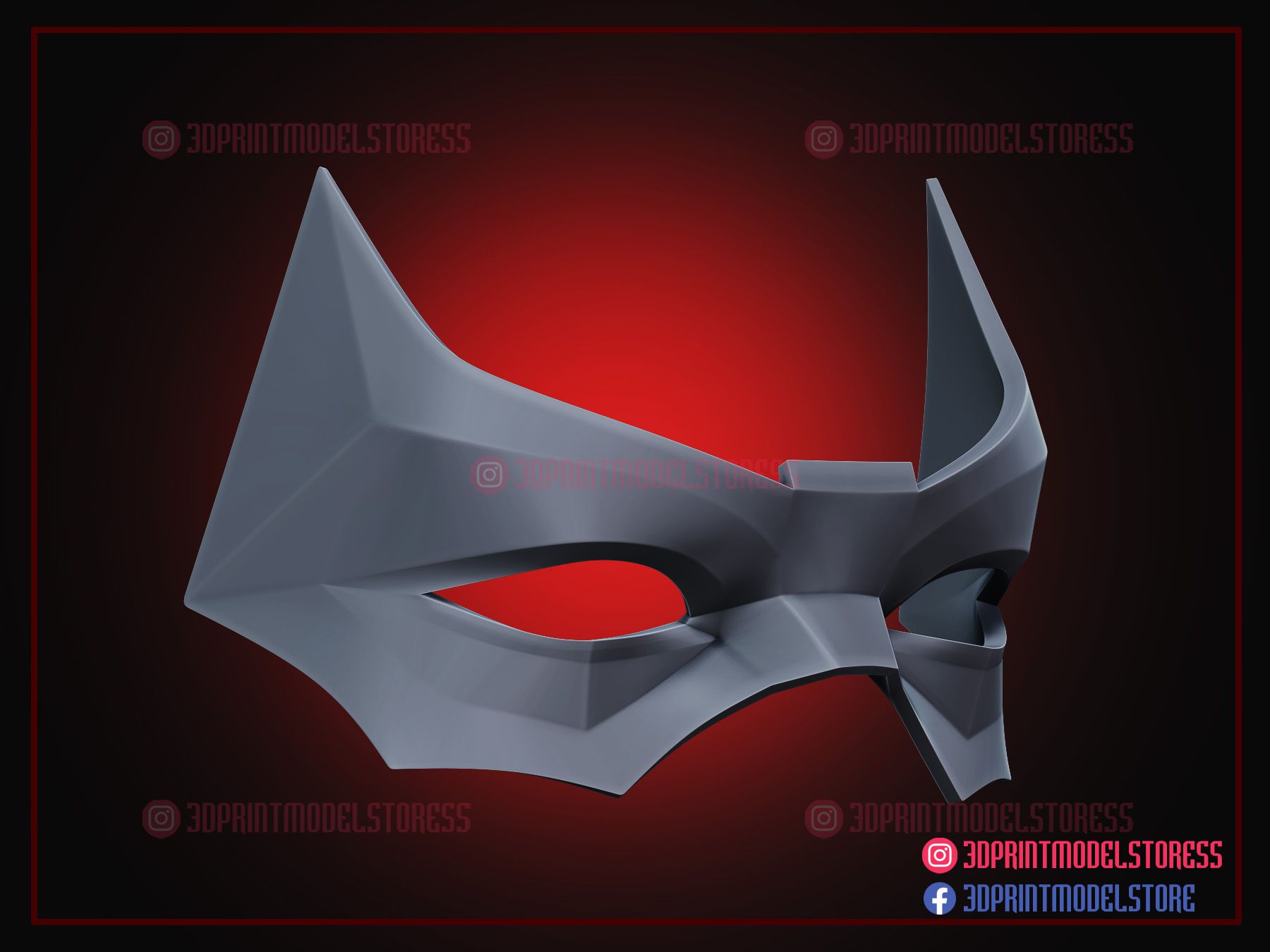 3D file Robin Titans Mask - Titans TV Series Cosplay 🎲・3D printable ...