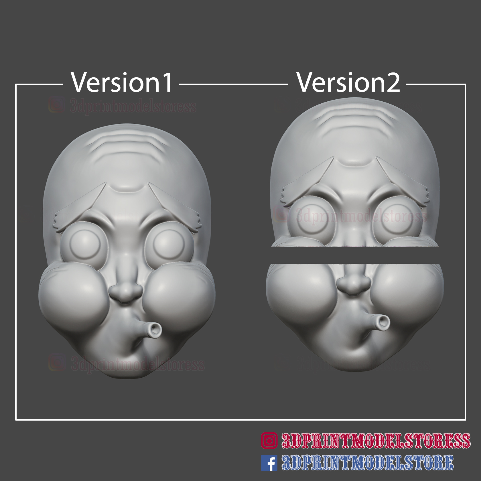 Fichier 3D Hotaru Haganezuka Hyotokko Mask 3D Print STL - Kimetsu No ...