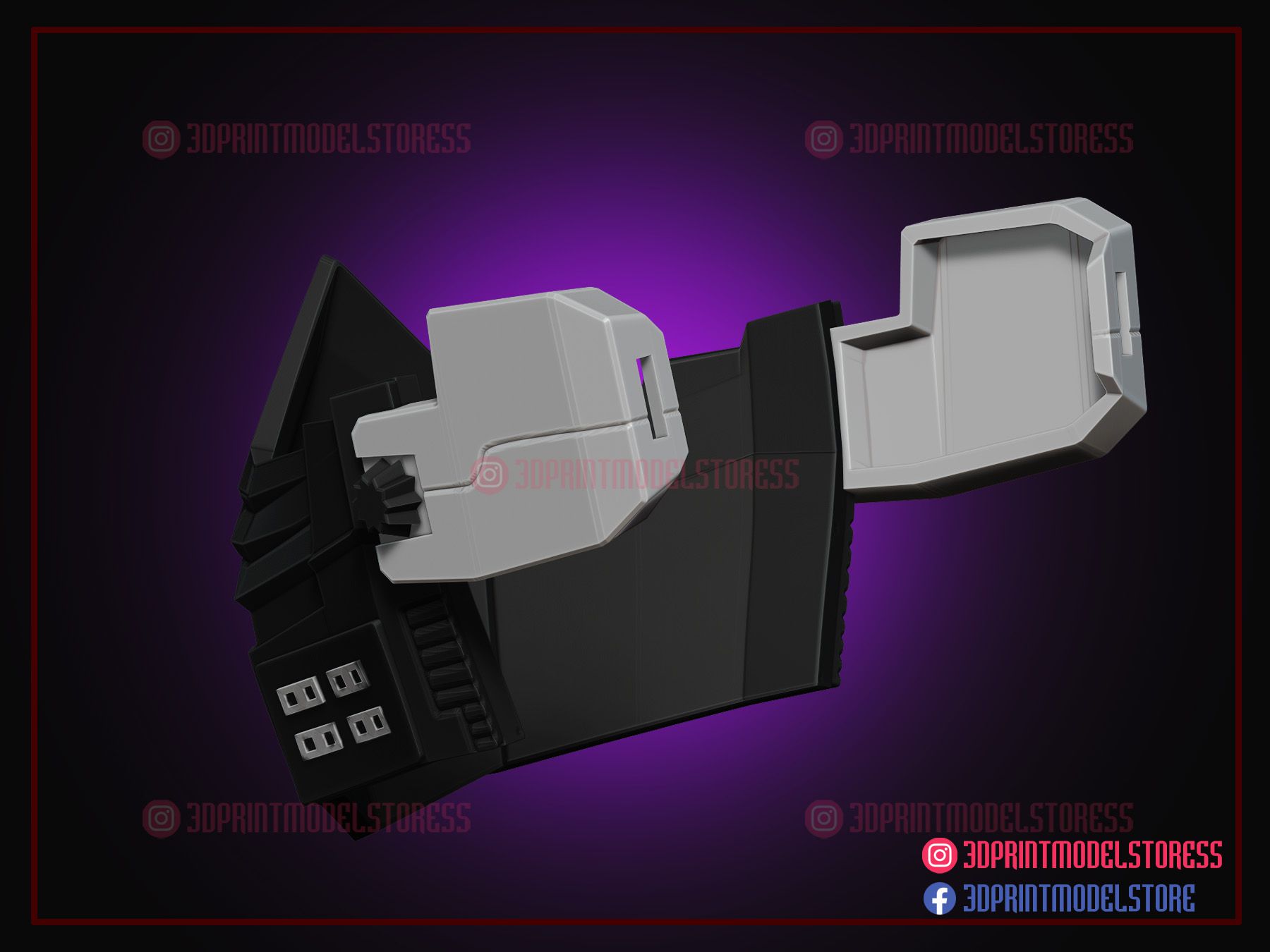 3D file Shinso Hitoshi Mask My Hero Academia - Artificial Vocal Cords ...