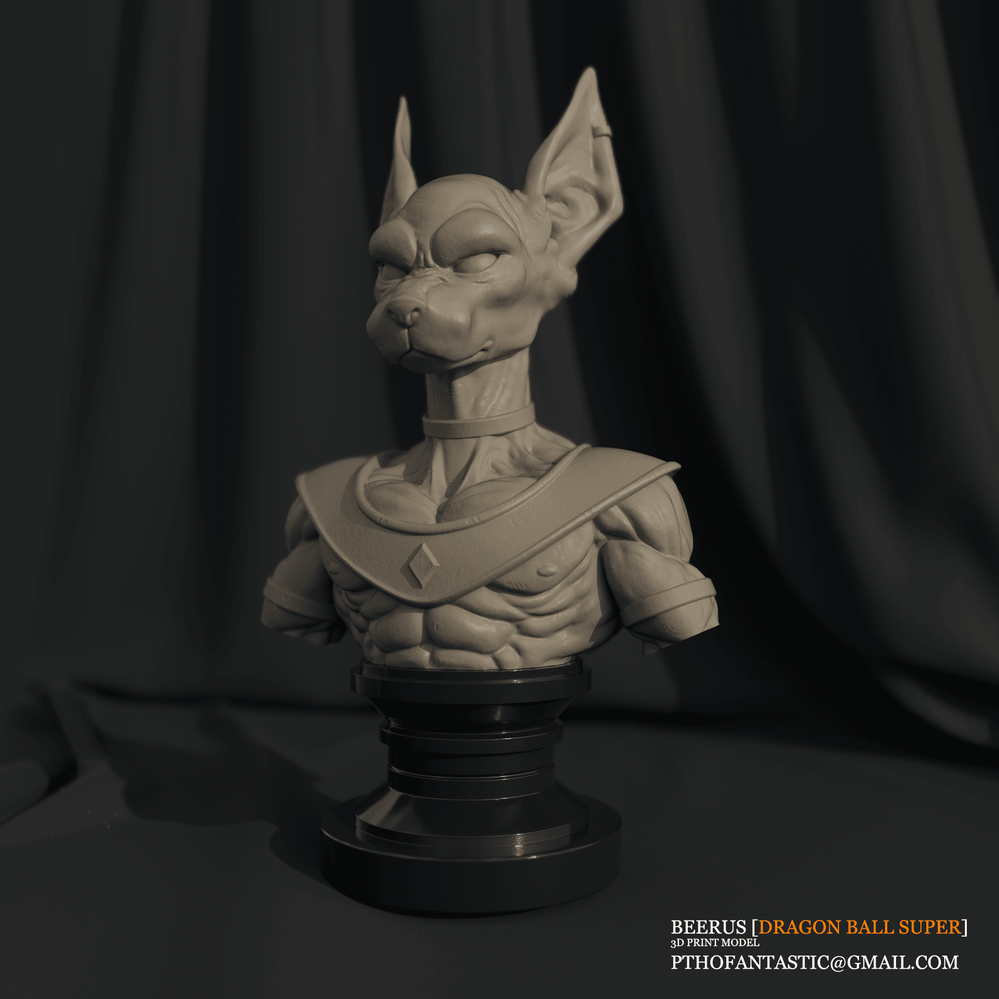 STL file Beerus STL - Dragon Ball Super for Printing - Beerus 3D Print ...