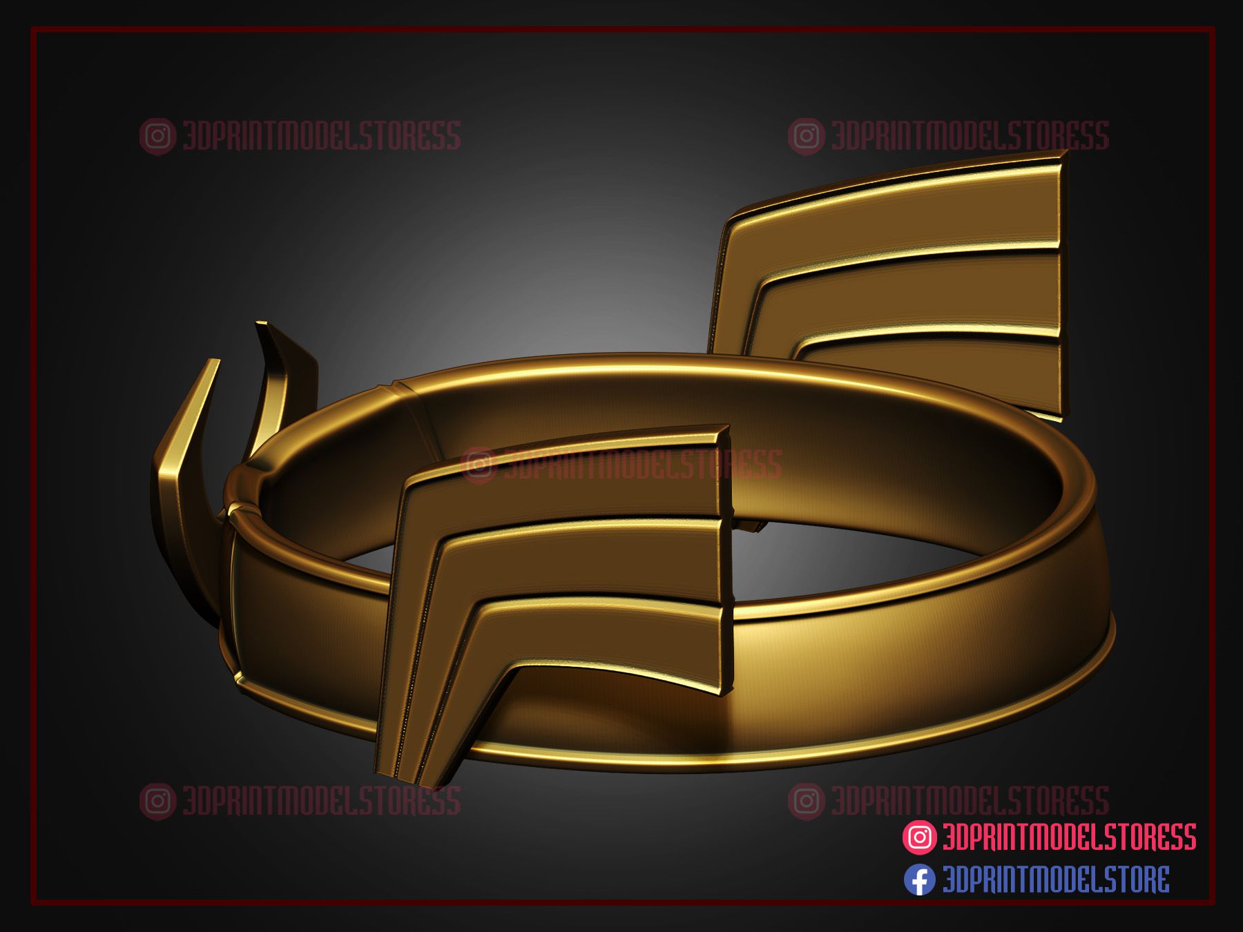 3D file Kid Loki Crown 👑・3D printing template to download・Cults
