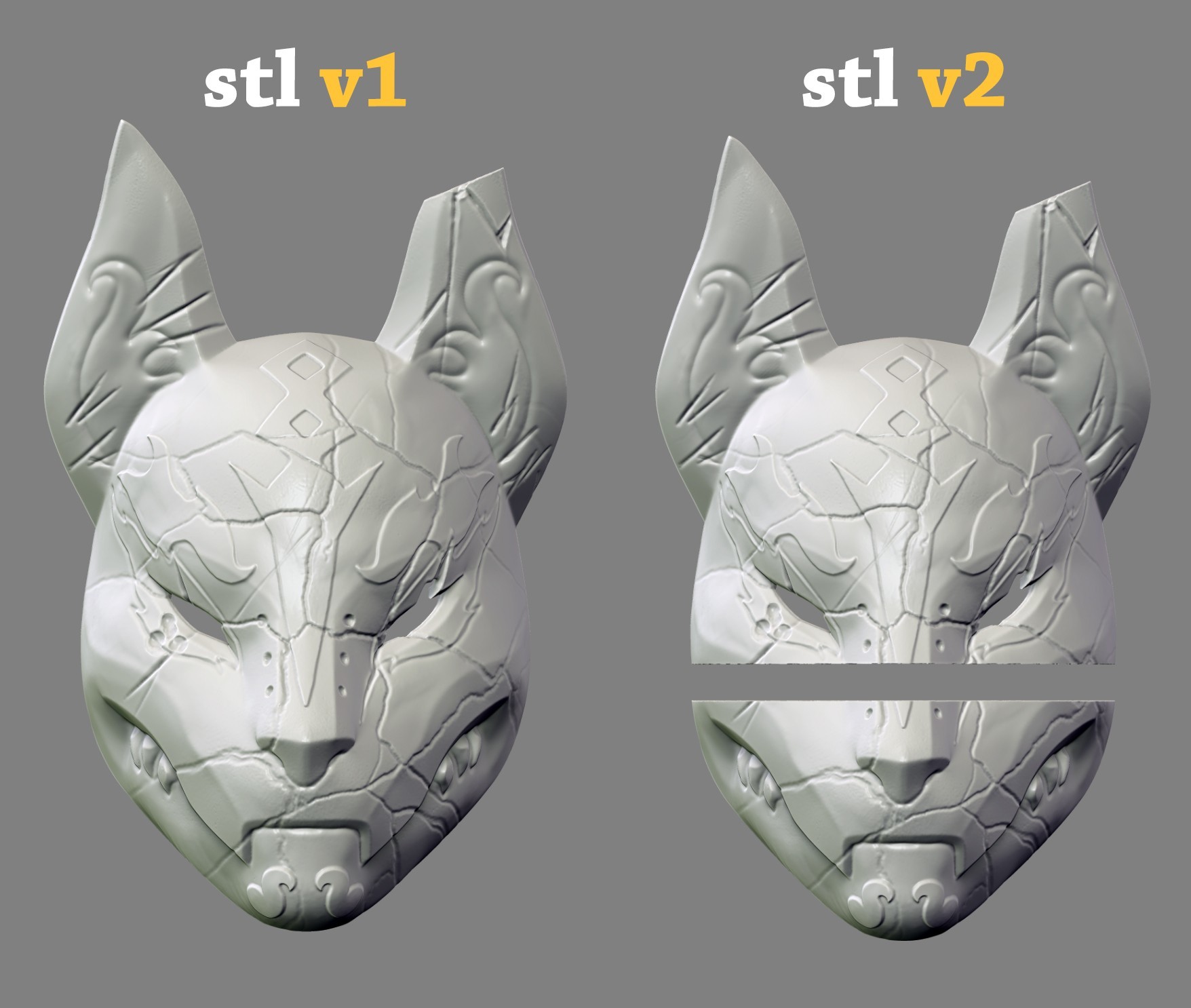 3D file Drift Mask Fortnite Special 3D Print Model Cosplay STL File 📁 ...