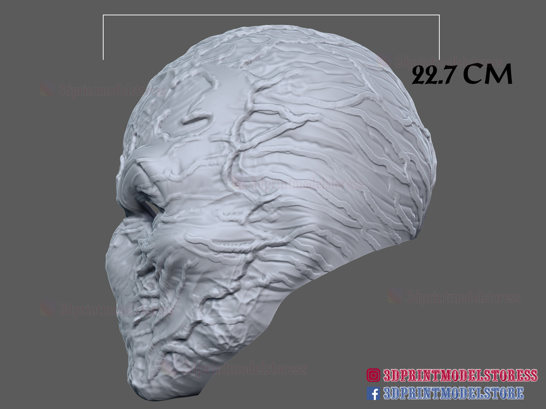 3D file Spawn Helmet - Spawn Movie - Halloween Cosplay Mask 🪖・Design to ...
