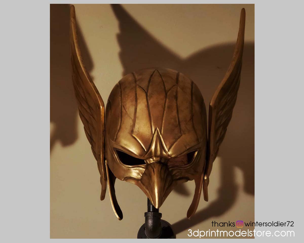 3D printable Hawkman Cosplay - Hawkman Helmet DC Comics - Black Adam ...