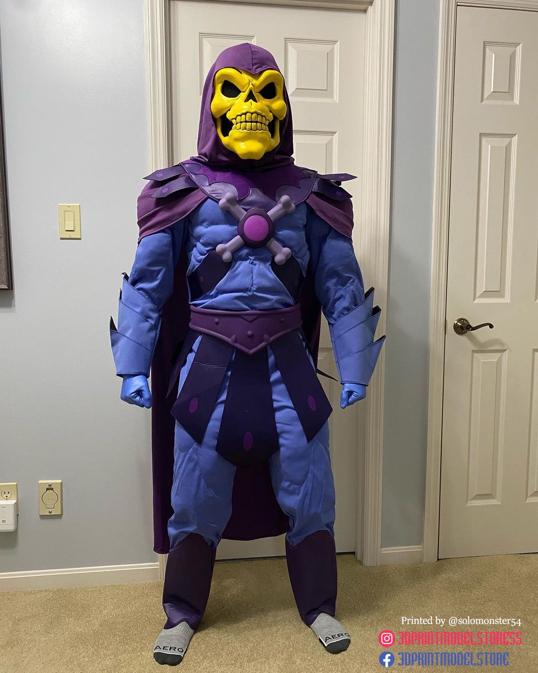 3D print Skeletor Mask - Skeletor Helmet - He Man - Masters Of The ...