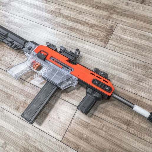 Download free STL file Nerf retaliator SMG kit • Design to 3D print ・ Cults