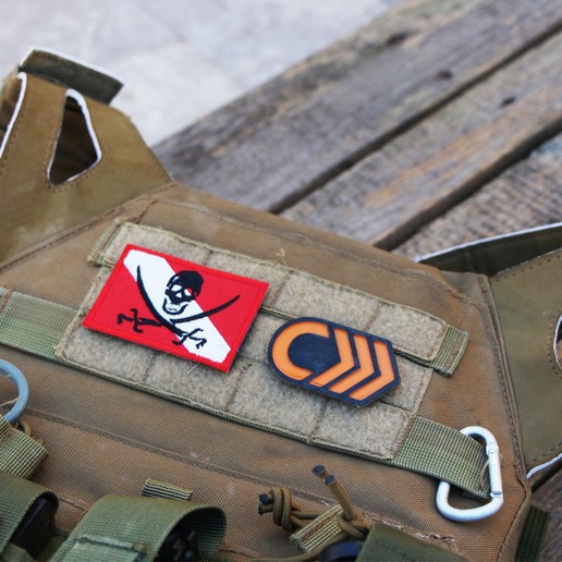 Download free STL file 3D ARMY Patch | mod.1 • 3D print object ・ Cults