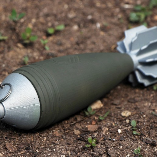 Download STL file 60MM MORTAR SHELL | C02 12G. CARTRIDGE • 3D printer ...