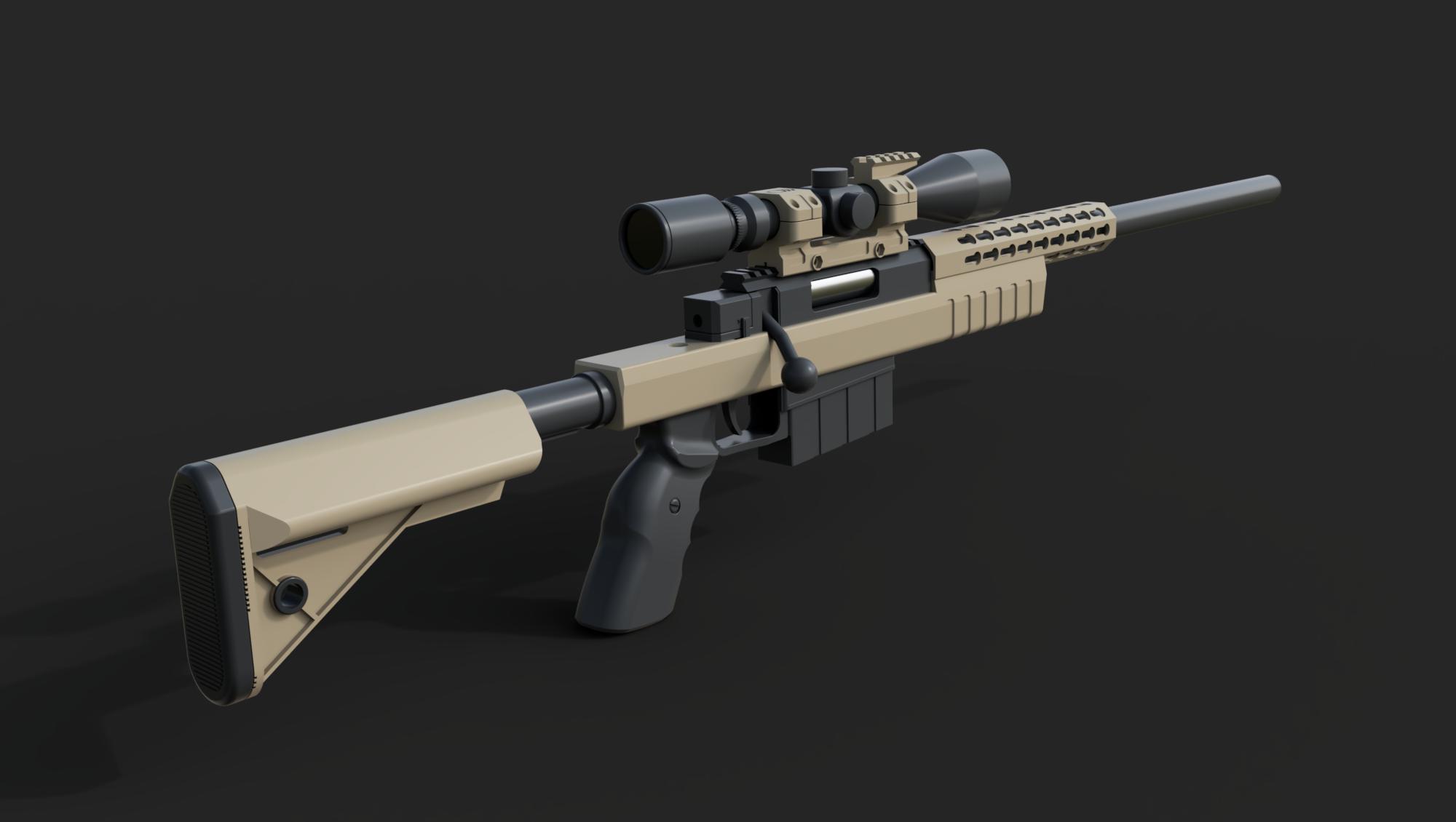 STL file L96 BODY KIT | MOD. 3 🔫・Template to download and 3D print・Cults