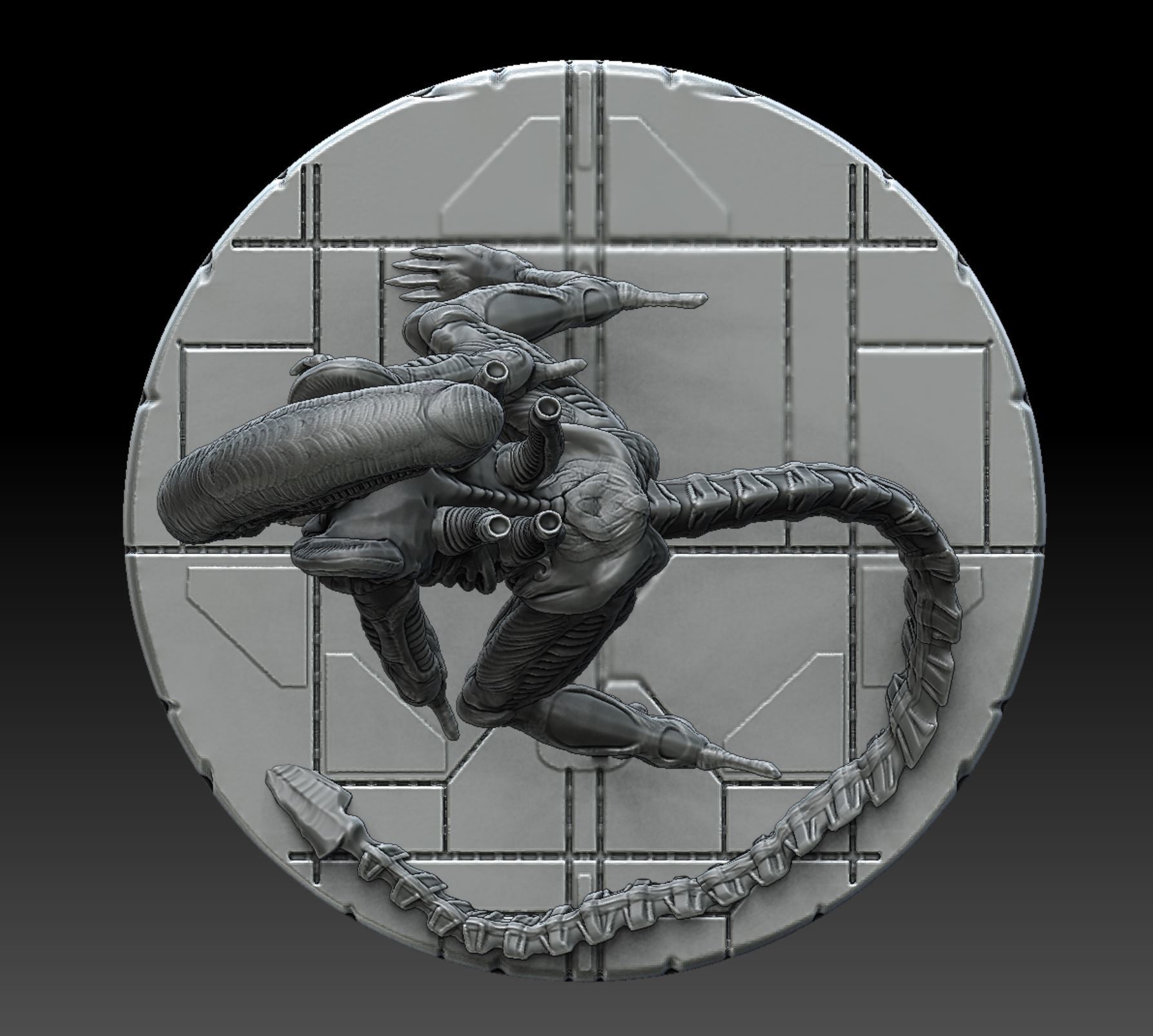 STL file Xenomorph #2・3D printer design to download・Cults