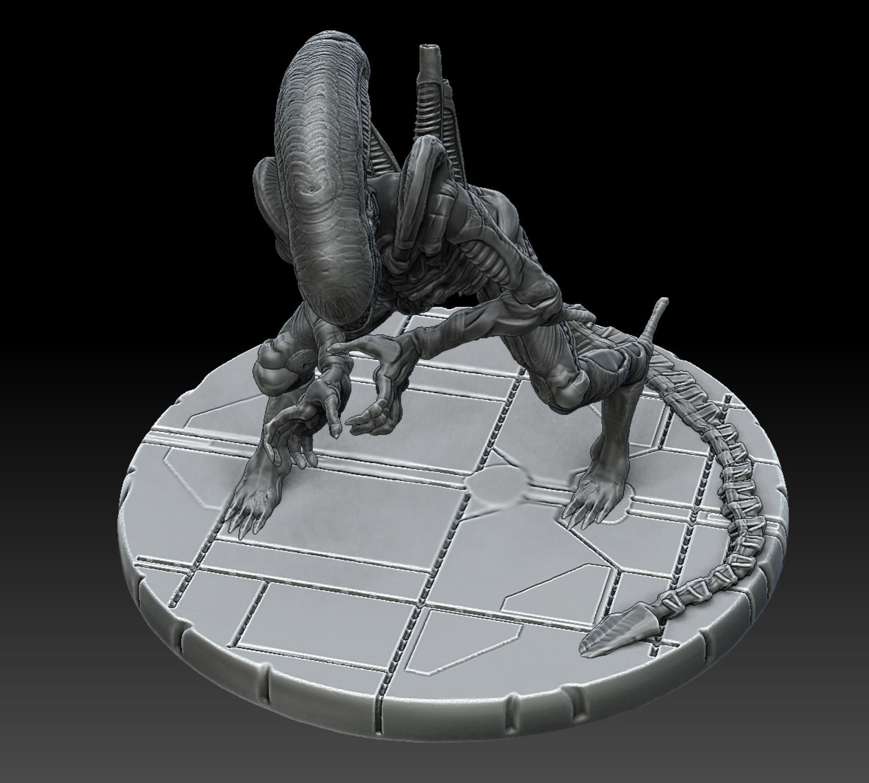 STL file Xenomorph #2・3D printer design to download・Cults