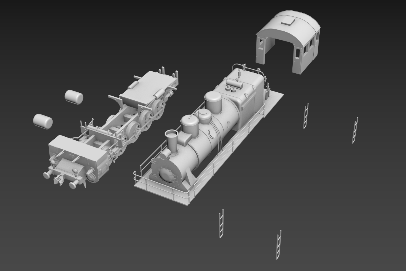 STL file Eu Steam Locomotive・3D printing model to download・Cults