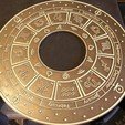 Download 3D printer templates Astrological Zodiac Wheel ・ Cults