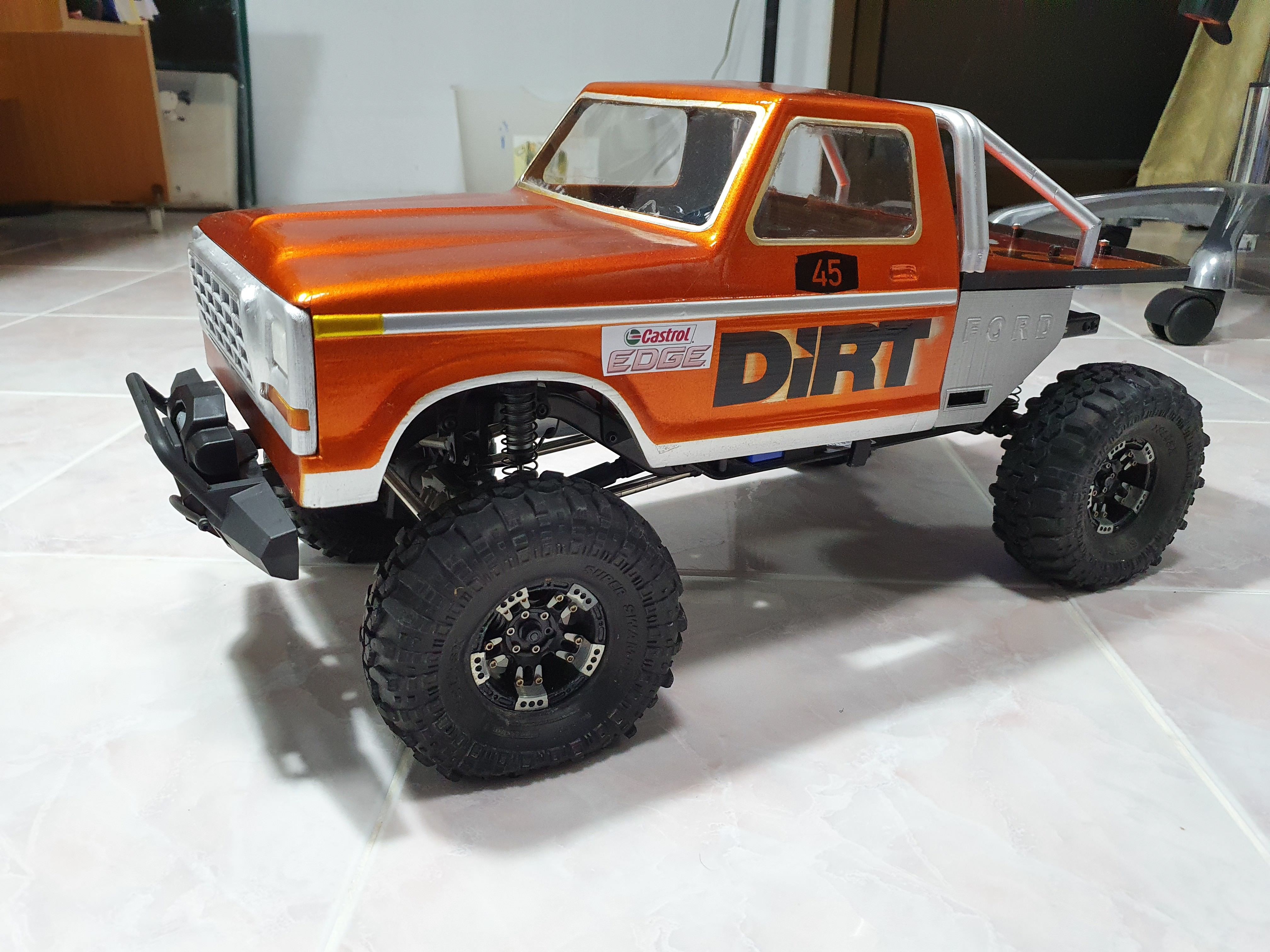 Descargar archivo STL TRX4 SCX10 VERTARA FORD BODY F150 324mm, 313mm ...