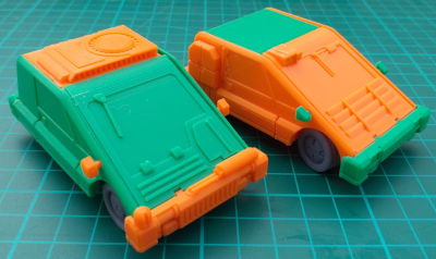 3D file Cyberpunk Compact Car - 28mm・3D printing model to download・Cults