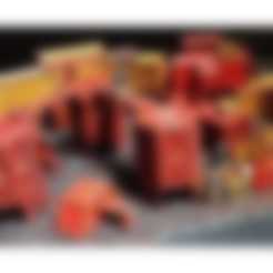 Download free STL file Industrial Walkways 28mm • Template to 3D print ...