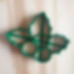 Download STL file Mistletoe - Christmas - Cookie Cutter • 3D print ...