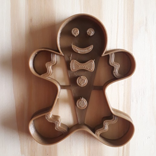 Download STL file Gingerbread Man - Christmas - Cookie Cutter • 3D ...