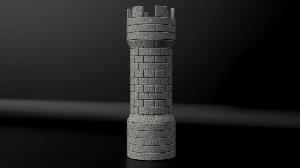 Free STL file medieval tower・Object to download and to 3D print・Cults