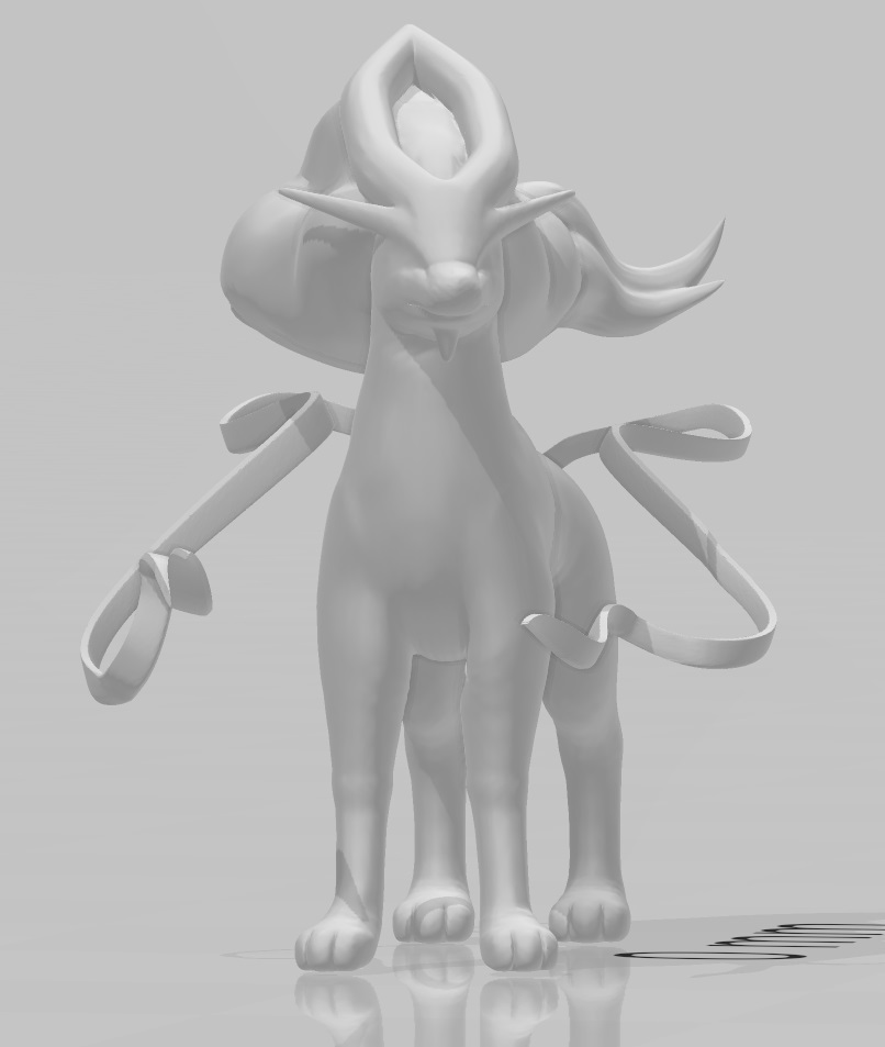 OBJ file Suicune・Model to download and 3D print・Cults