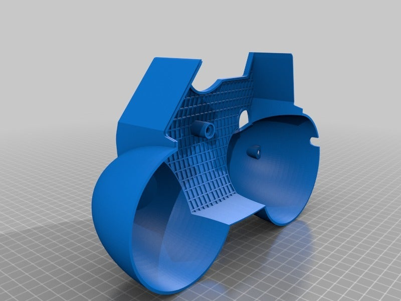 Free STL file The lower part of the motorcycle dashboard housing・3D ...