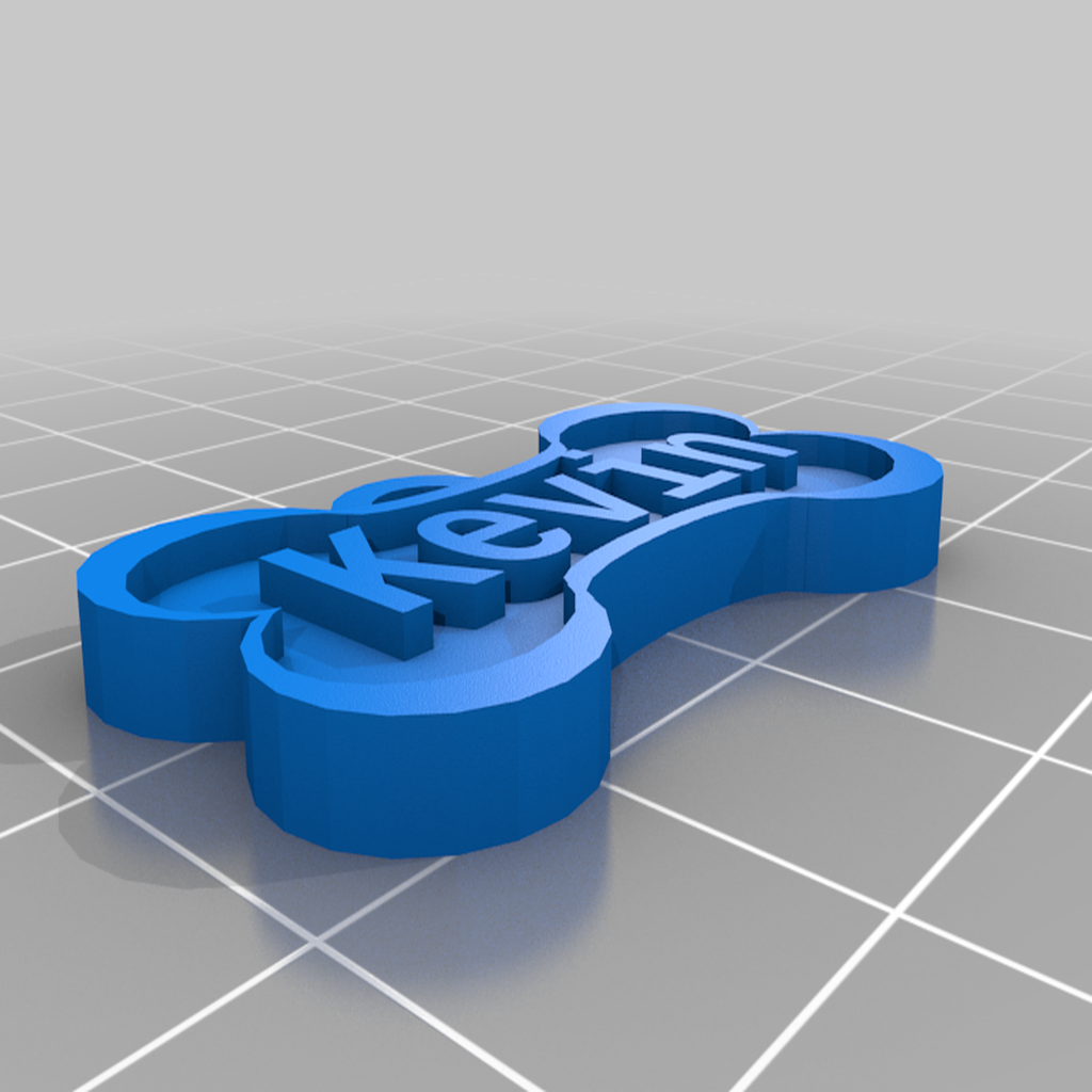 Free 3D file Kevin Dog Tag・3D printable design to download・Cults