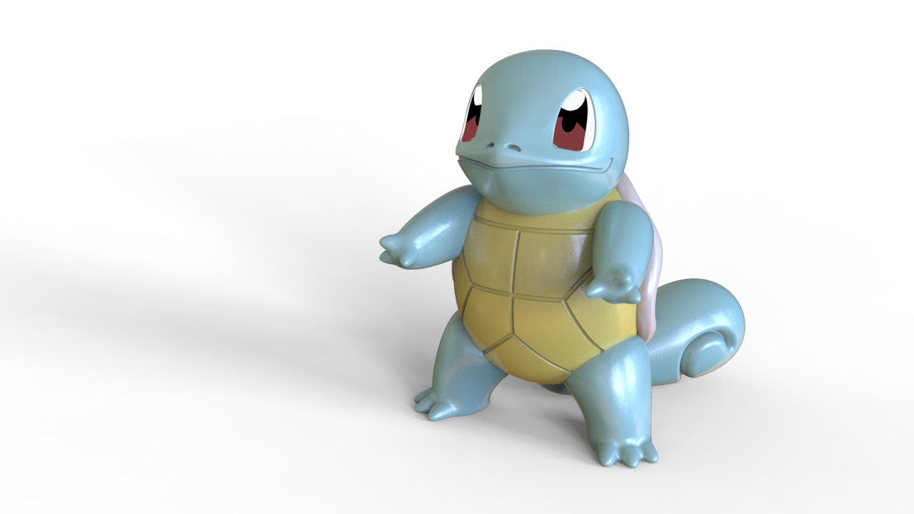 Archivo STL gratis Squirtle - Pokemon 🐉・Diseño por impresión en 3D para ...