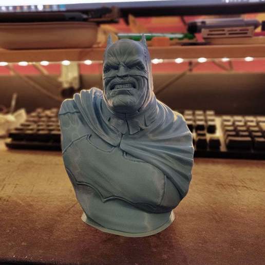 Download free 3D printer designs The Dark Knight bust (fan art) ・ Cults