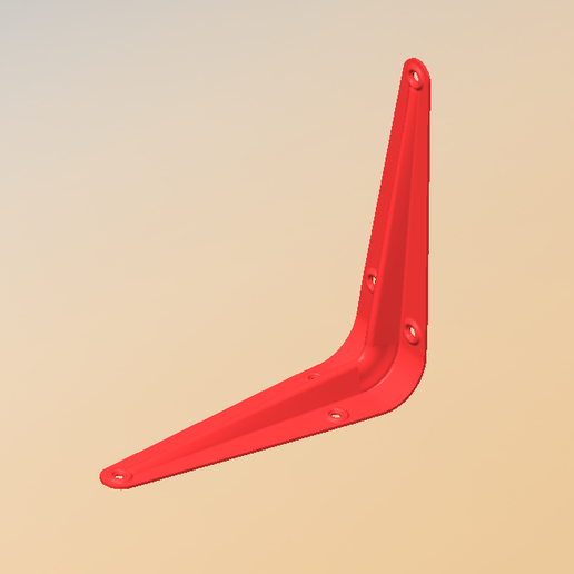 Download STL file wall bracket (shelf holder) • Design to 3D print ・ Cults