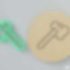 Download STL file Forms for cookies and gingerbread Axe Minecraft • 3D ...