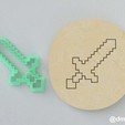 Download 3D printer model Forms for cookies and gingerbread Sword ...
