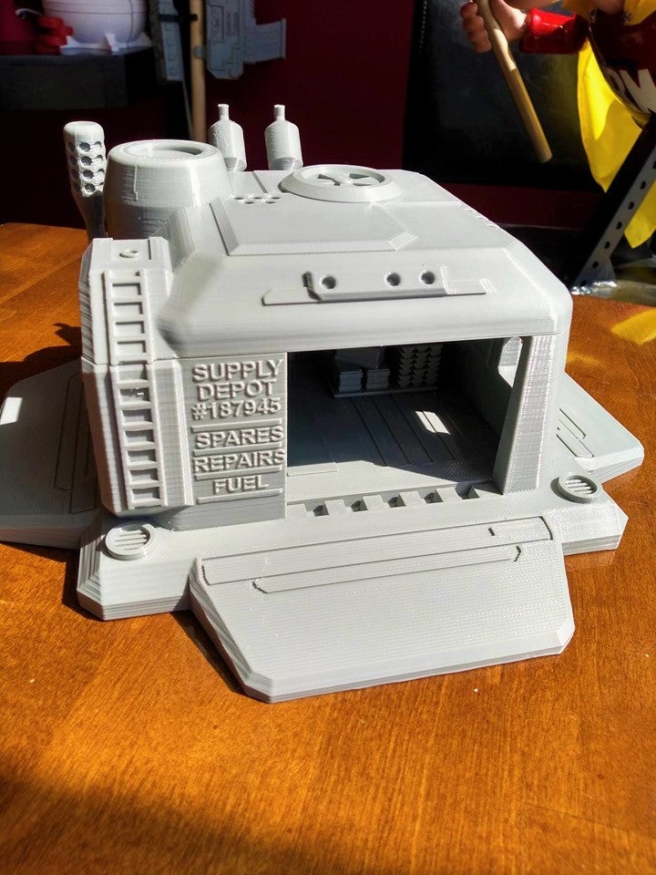 Free STL file Starcraft 2 Supply Depot・3D printable model to download・Cults