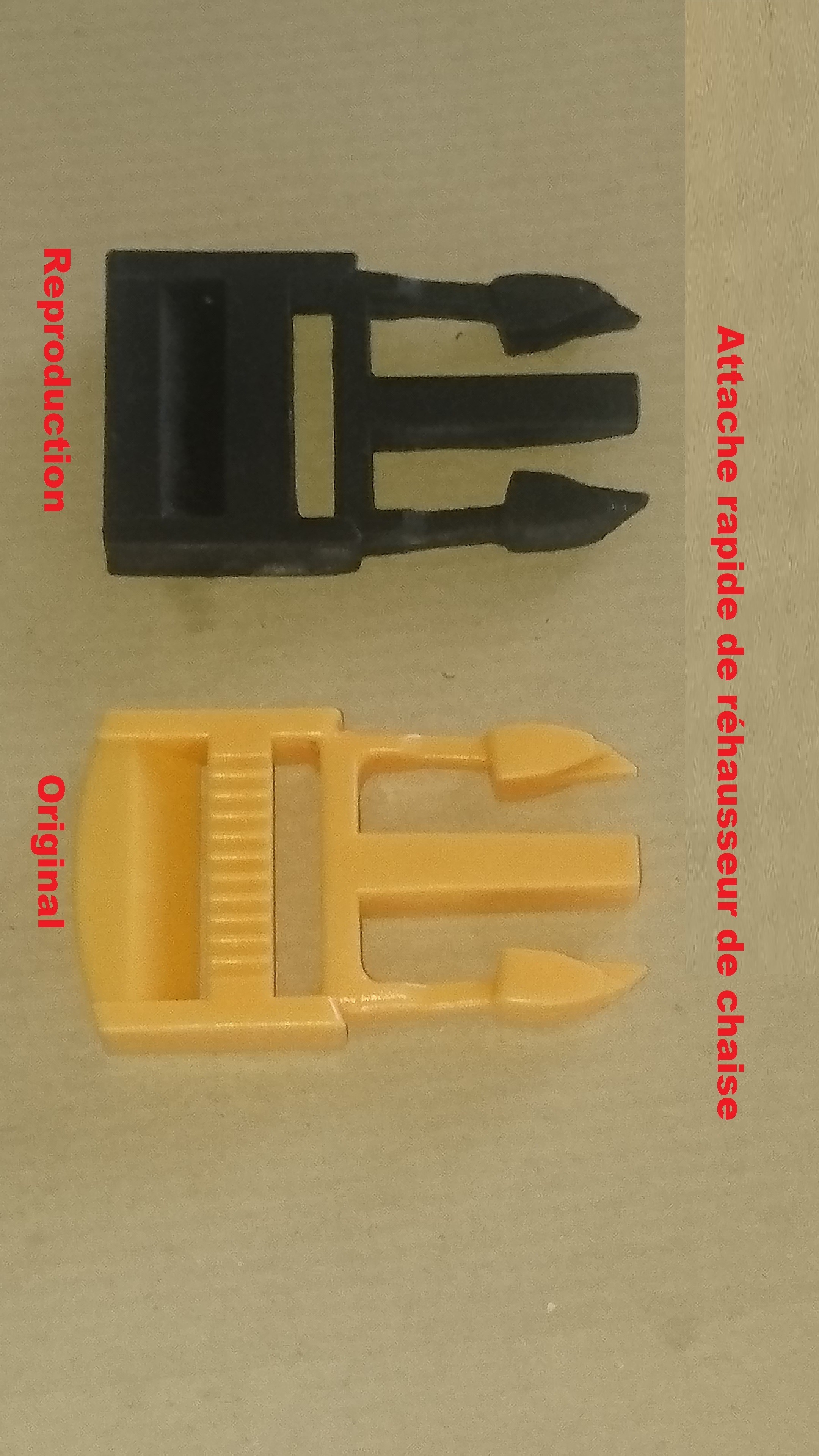 Файл STL quick fastener for baby sun chair riser・3D-печатная модель для ...