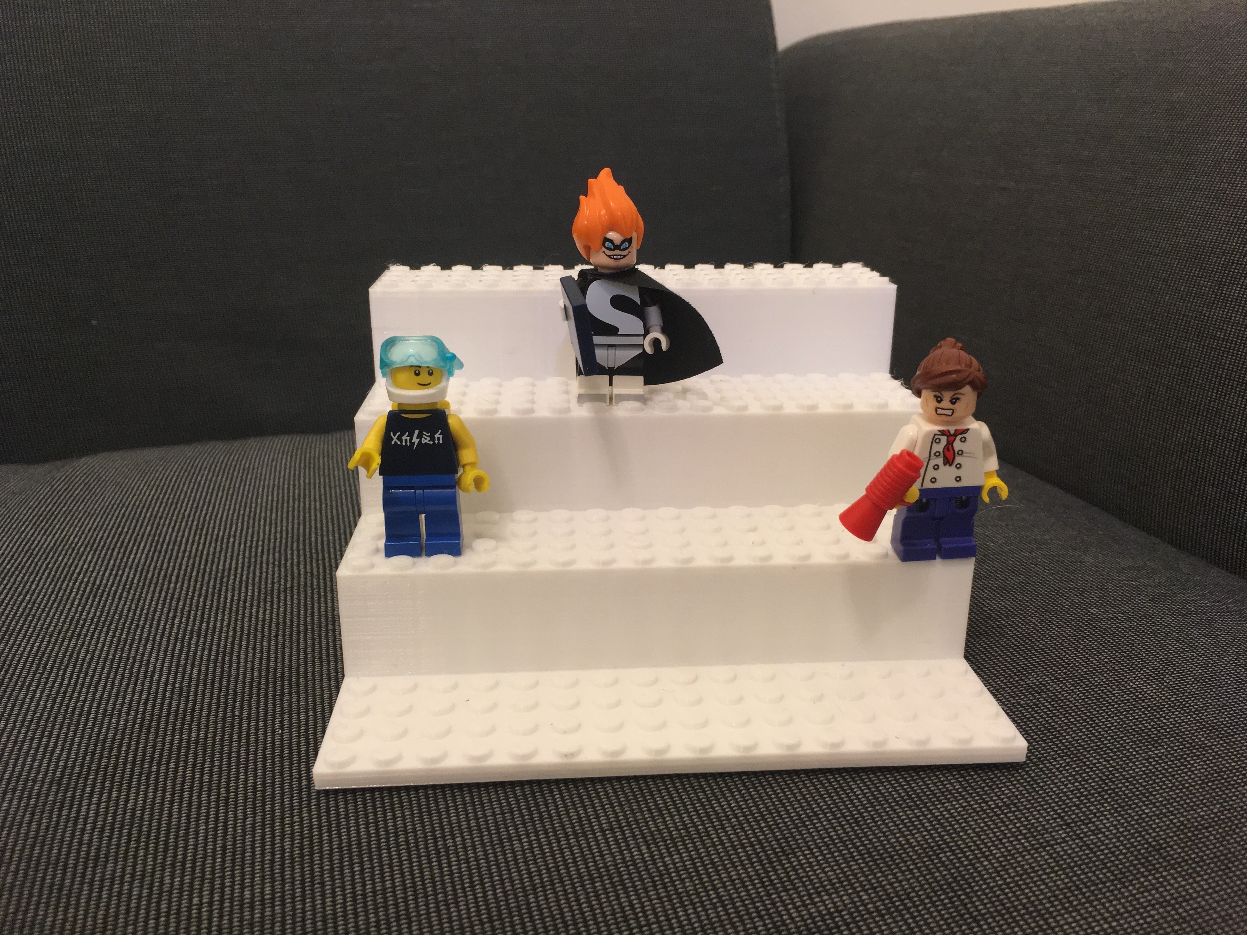 Download STL file lego minifigures shelf • 3D printable model ・ Cults