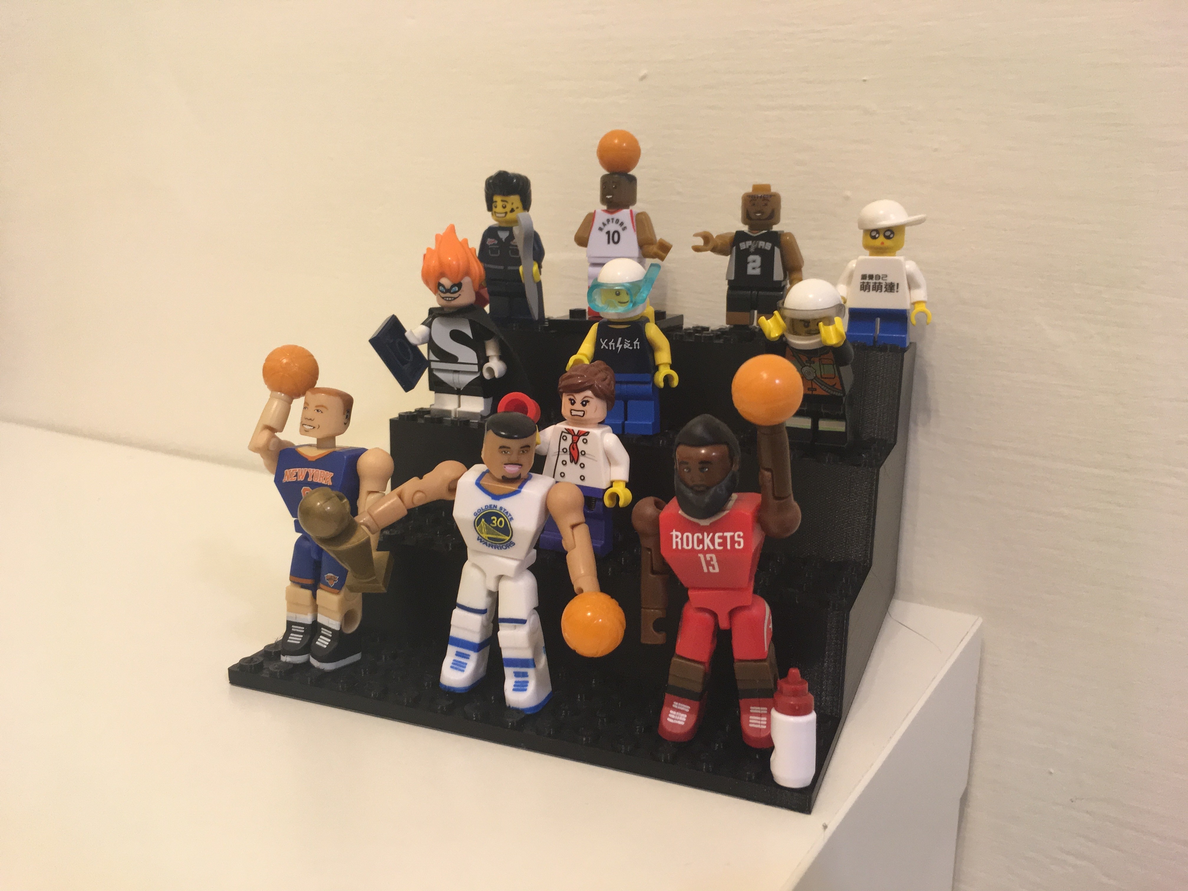 Download STL file lego minifigures shelf • 3D printable model ・ Cults