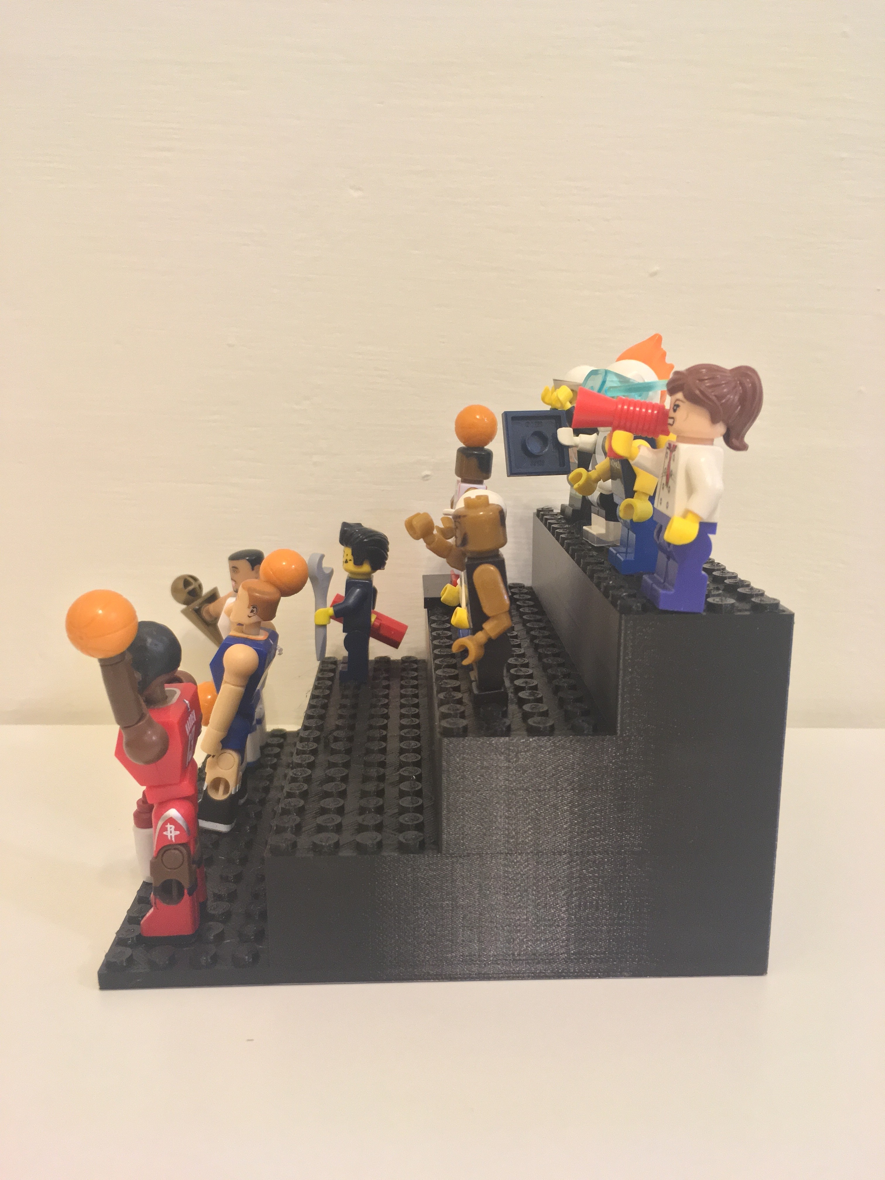 Download STL file lego minifigures shelf • 3D printable model ・ Cults
