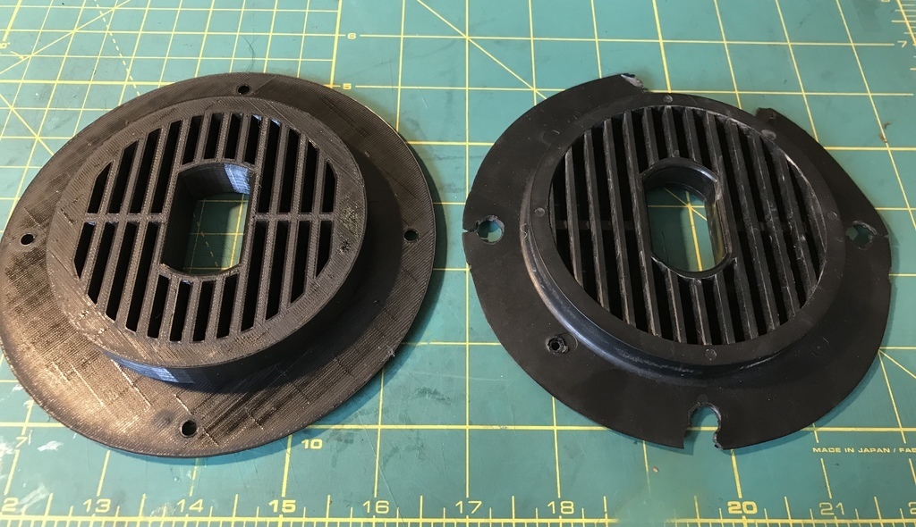 Free 3D file Vent & Drain with pull for Sea Ray 180BR Ski locker.・3D ...