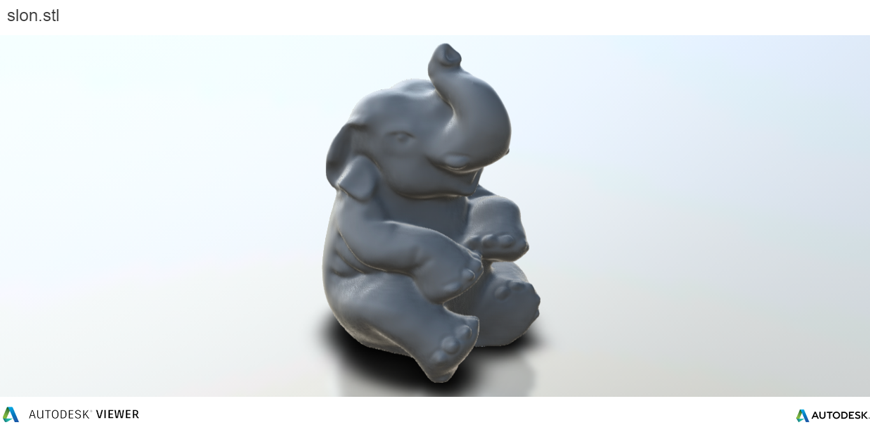 STL file Elephant Statue - Smiling and Sitting・3D print model to ...