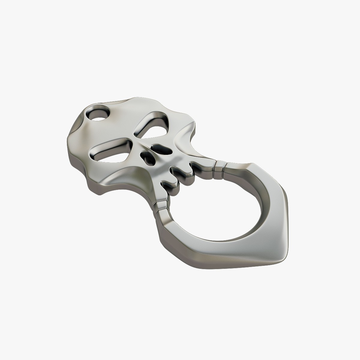 STL file Brass knuckles skull・3D printable model to download・Cults