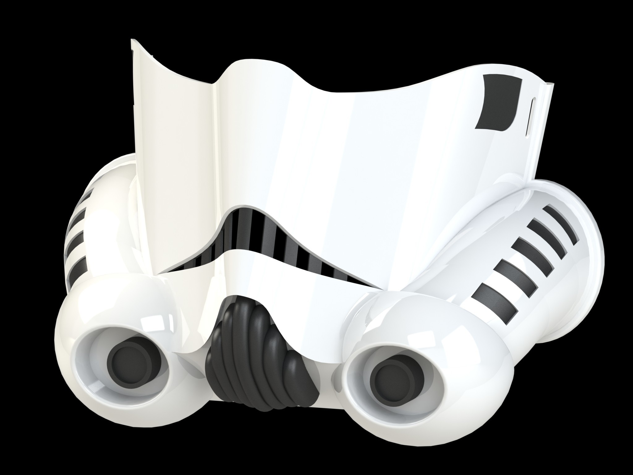 STL file Stormtrooper Face Mask・3D printable design to download・Cults