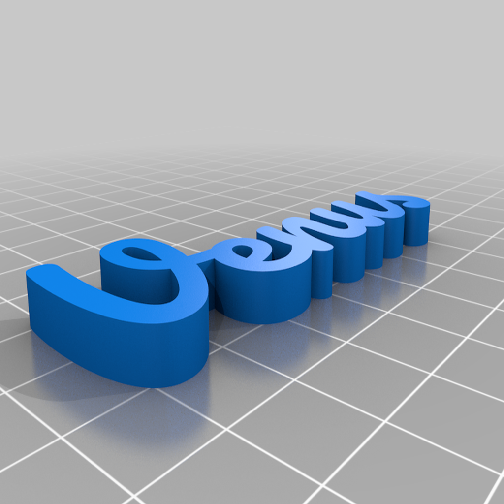 Free 3D file Venus Name Plate・3D print model to download・Cults
